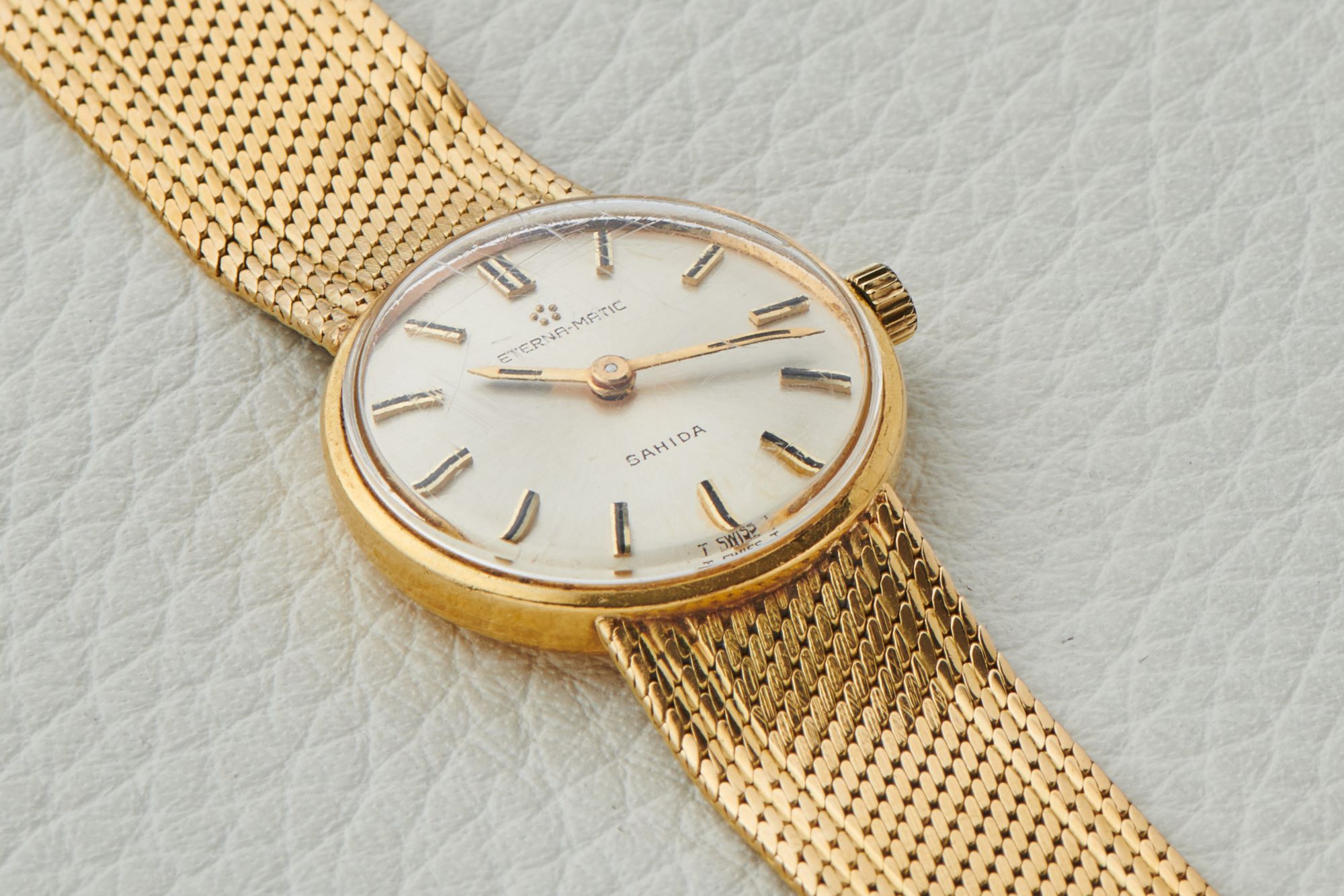 Ineichen Auctioneers - Eterna-Matic Sahida Ladies Dress Watch in 18k ...